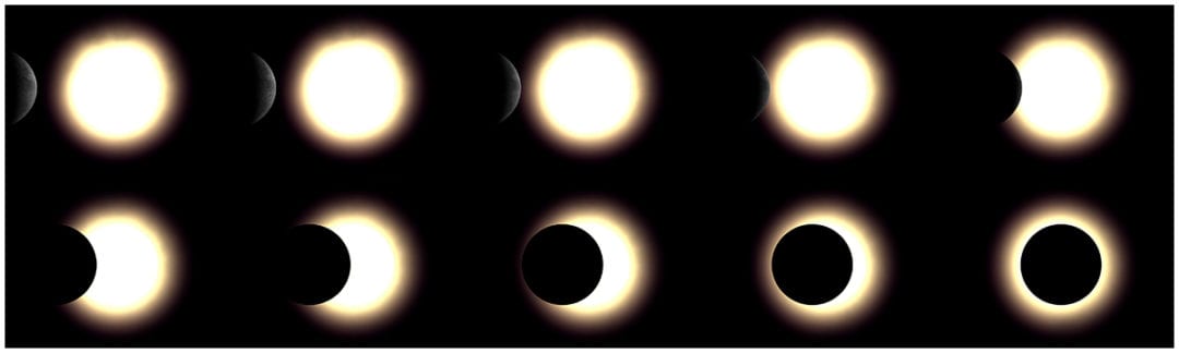 a-depiction-of-the-steps-in-a-solar-eclipse - Triangle C Ranch